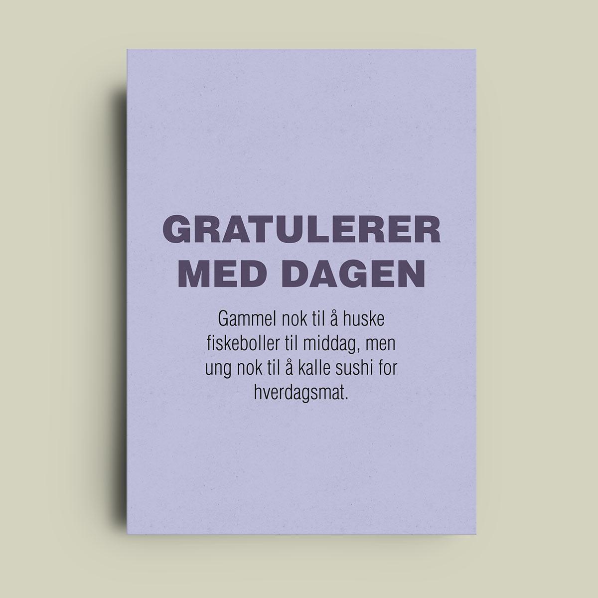 Herlig bursdagskort - Happy Star
